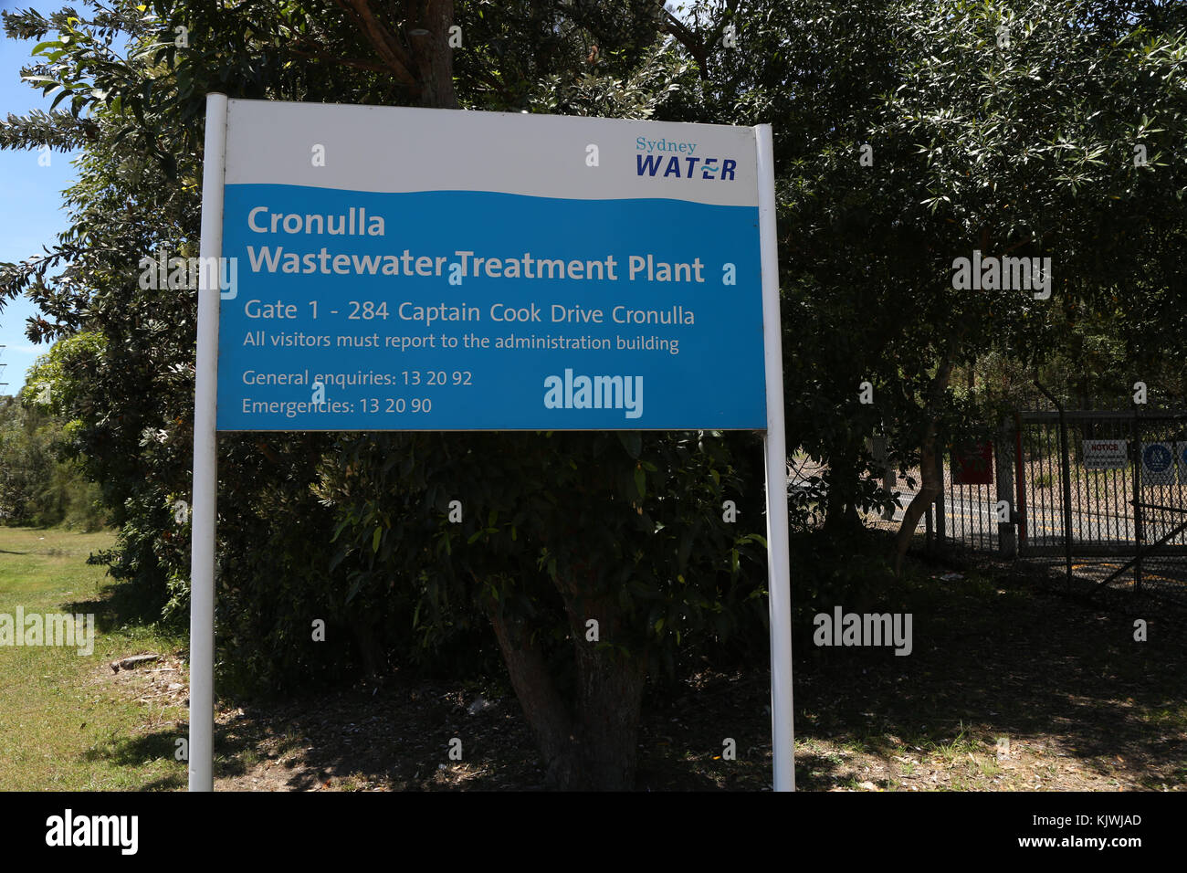 Cronulla Wastewater Treatment Plant, 284 Captain Cook Drive, Cronulla ...