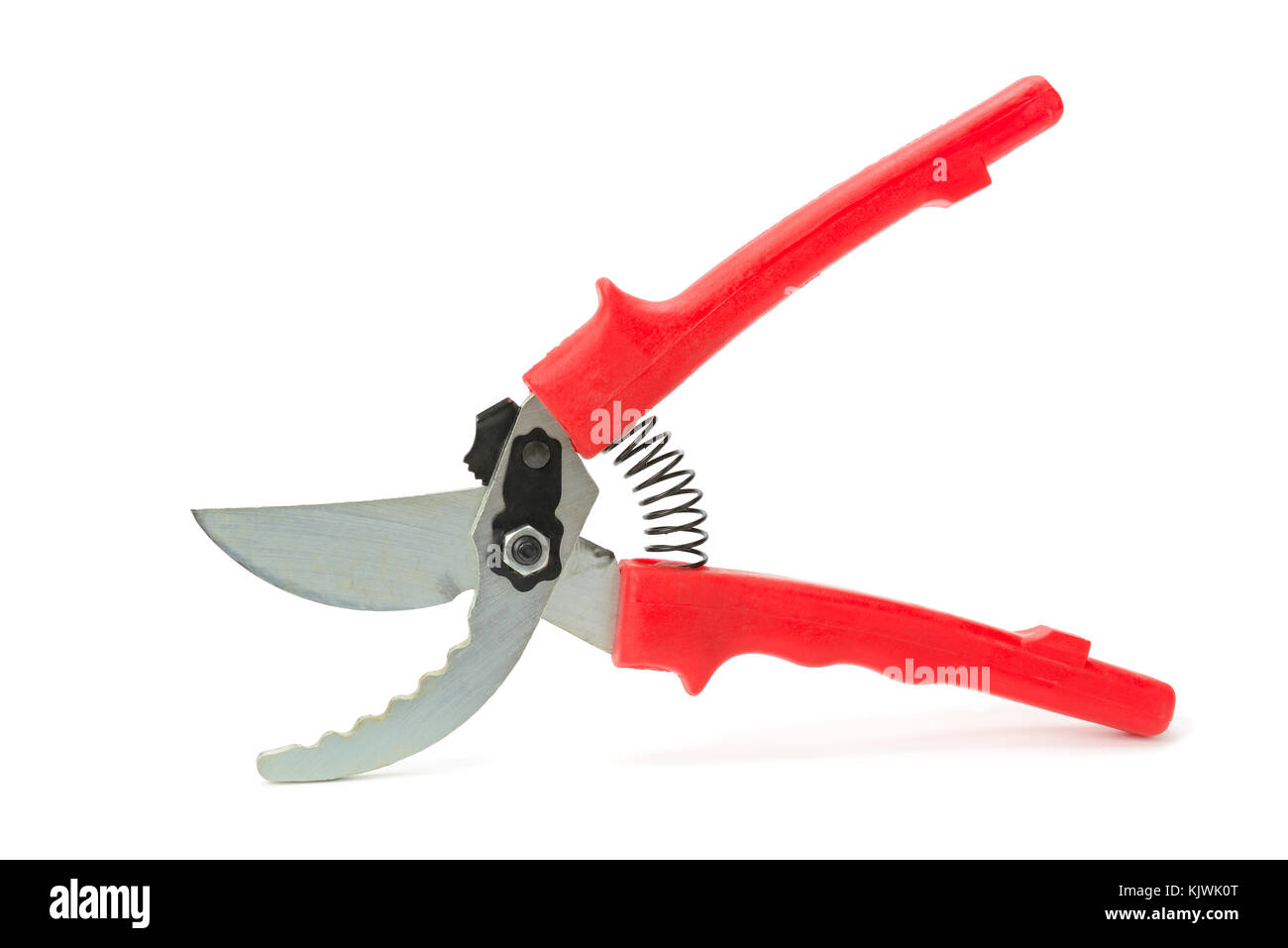 garden scissors isolated on a white background Stock Photo - Alamy