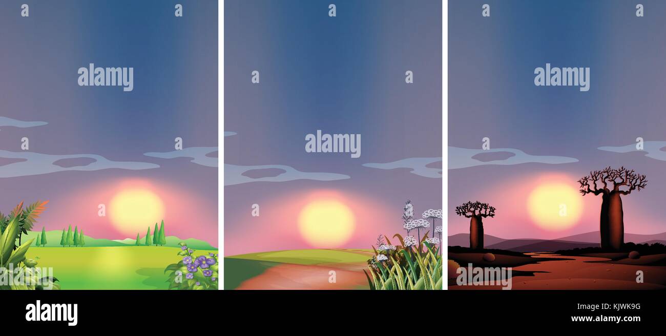 Different places Stock Vector Images - Alamy