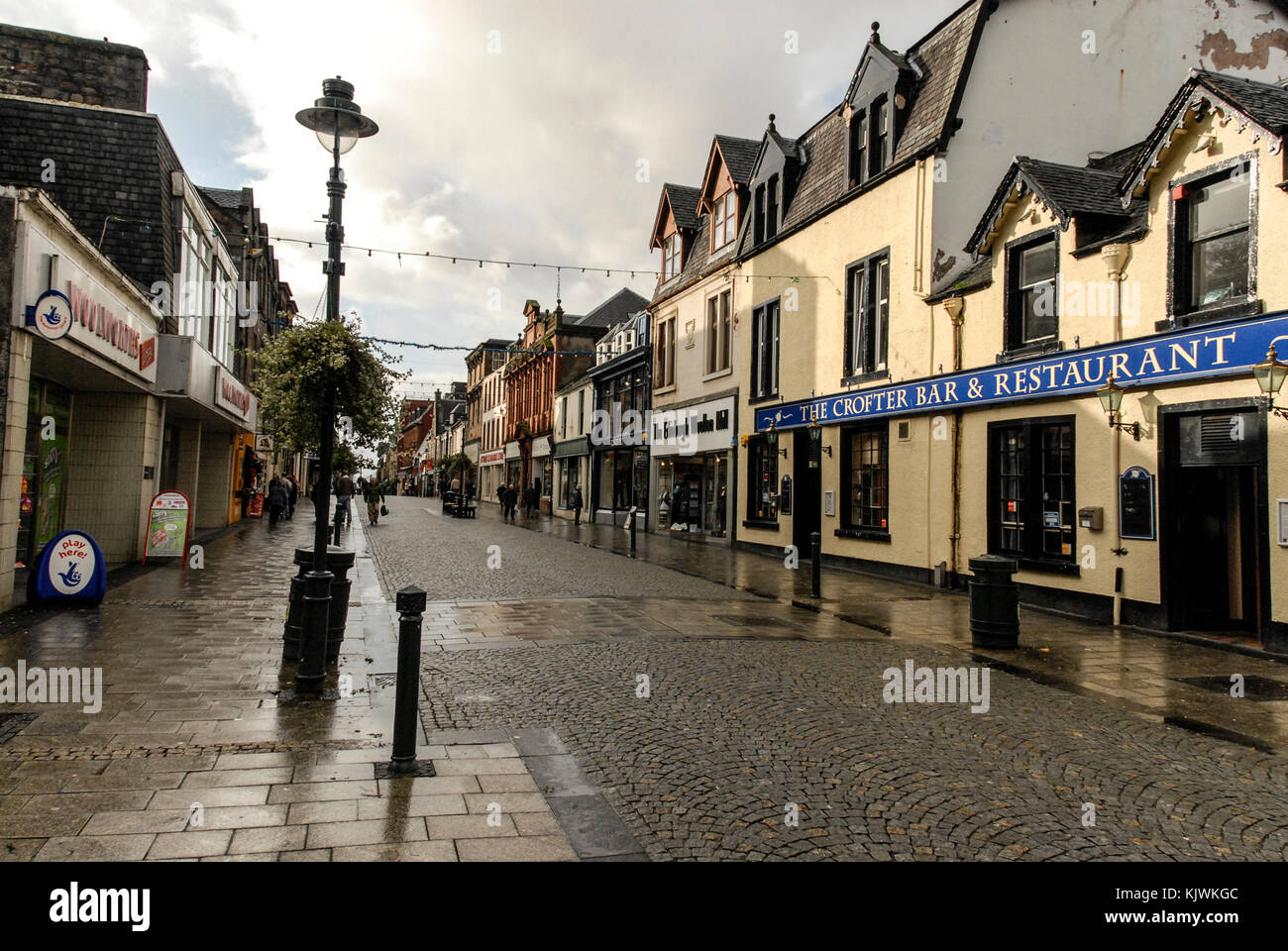 Fort William . The main High street Stock Photo - Alamy