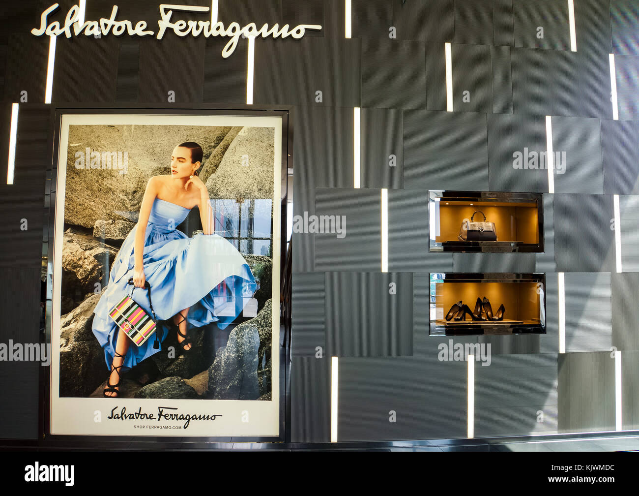 Detail of the Salvatore Ferragamo store in New York Stock Photo - Alamy