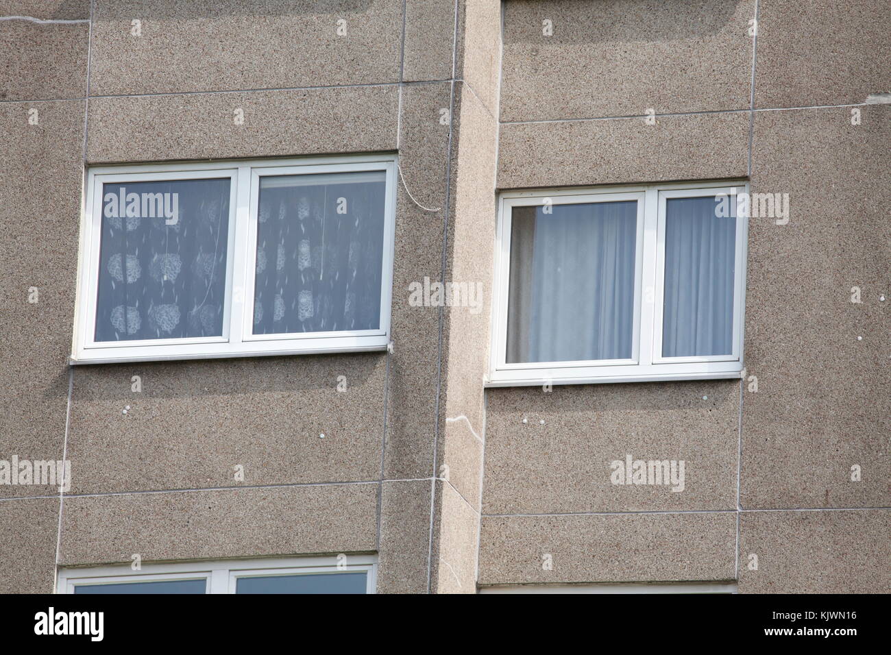 Block of Flats, windows Stock Photo - Alamy