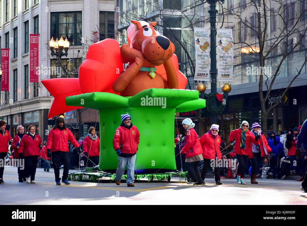 Chicago, Illinois - USA - November 23, 2017: Thanksgiving Parade Stock ...