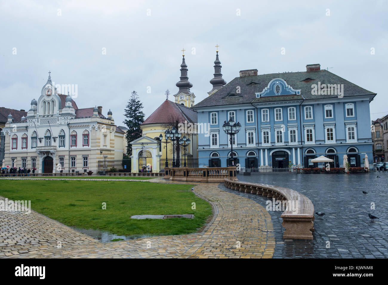 Liberty Square, Timisoara, Romania Stock Photo - Alamy