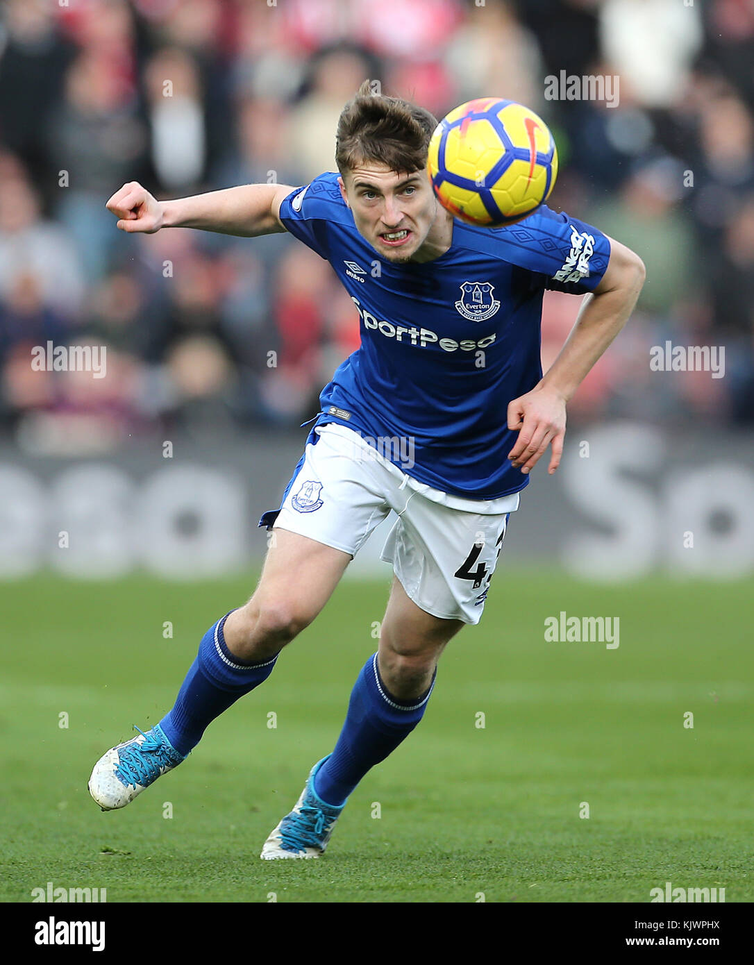 Everton's Jonjoe Kenny during the Premier League match at St Mary's ...