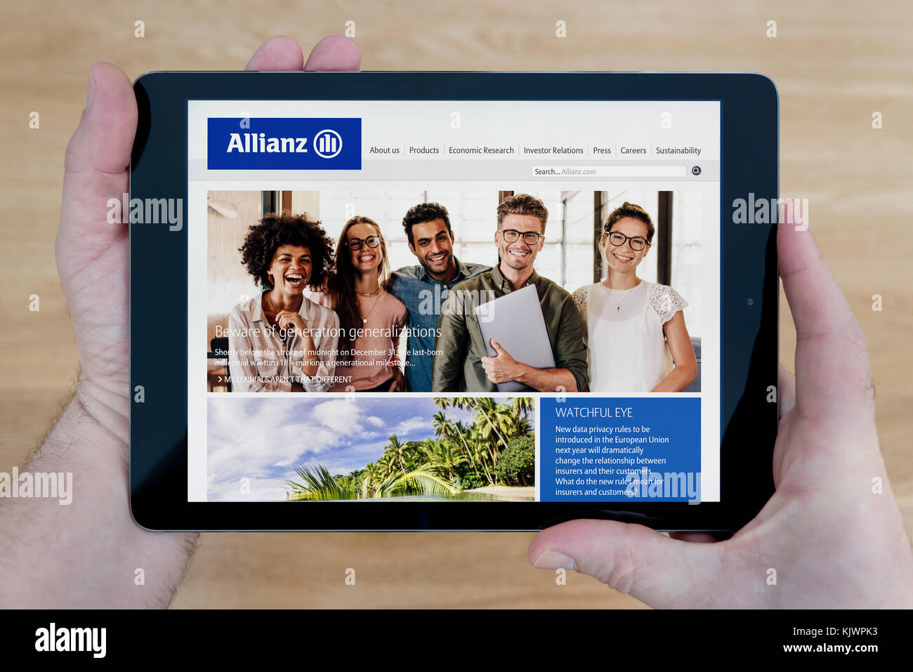 Allianz app hi-res stock photography and images - Alamy