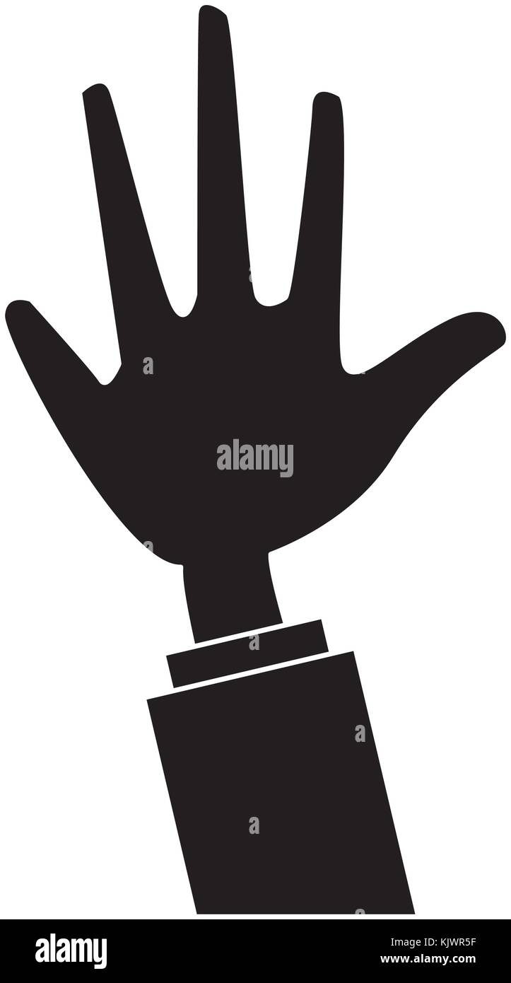 Hand cartoon isolated Stock Vector Image & Art - Alamy