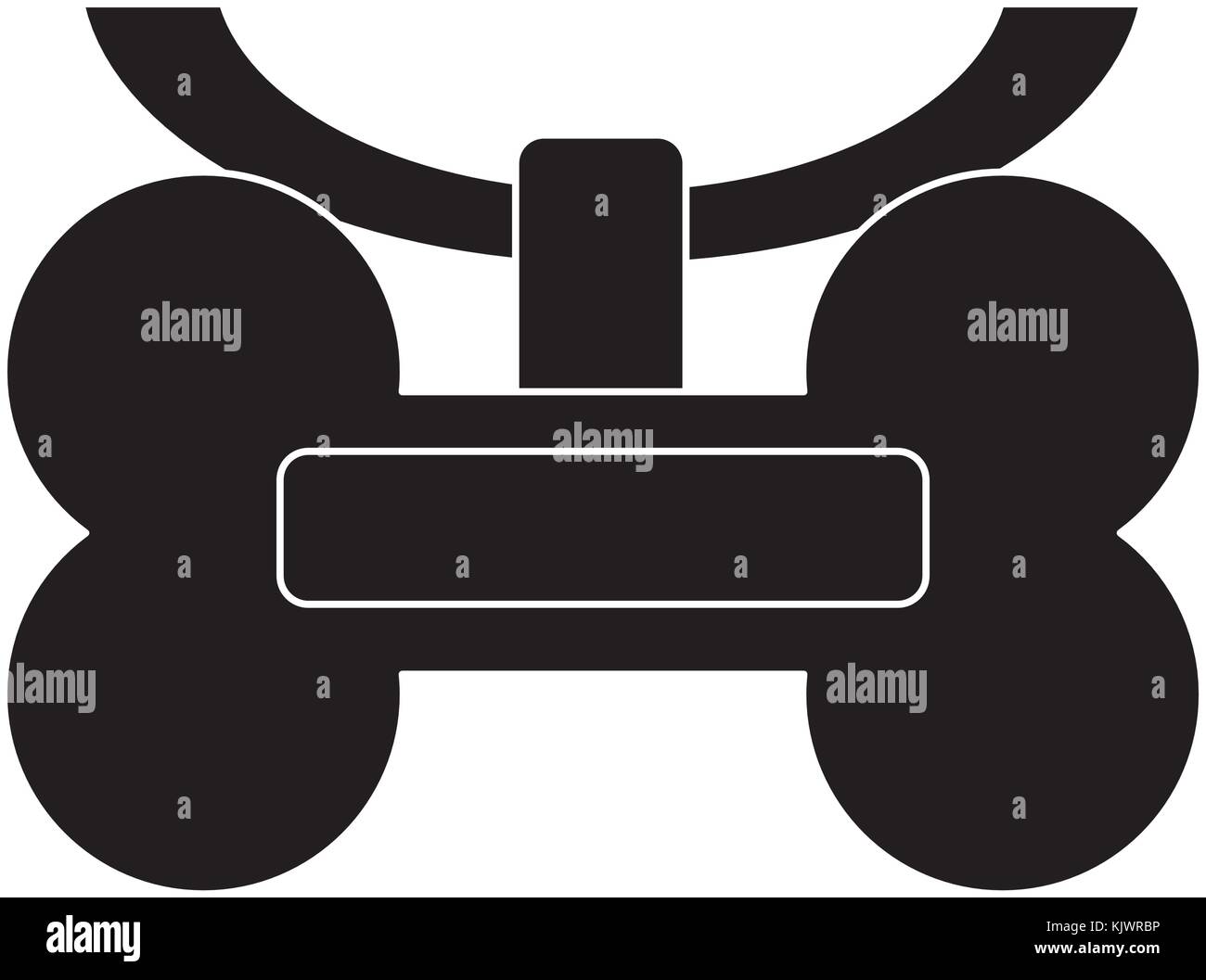 Collar dog isolated Stock Vector Image & Art - Alamy