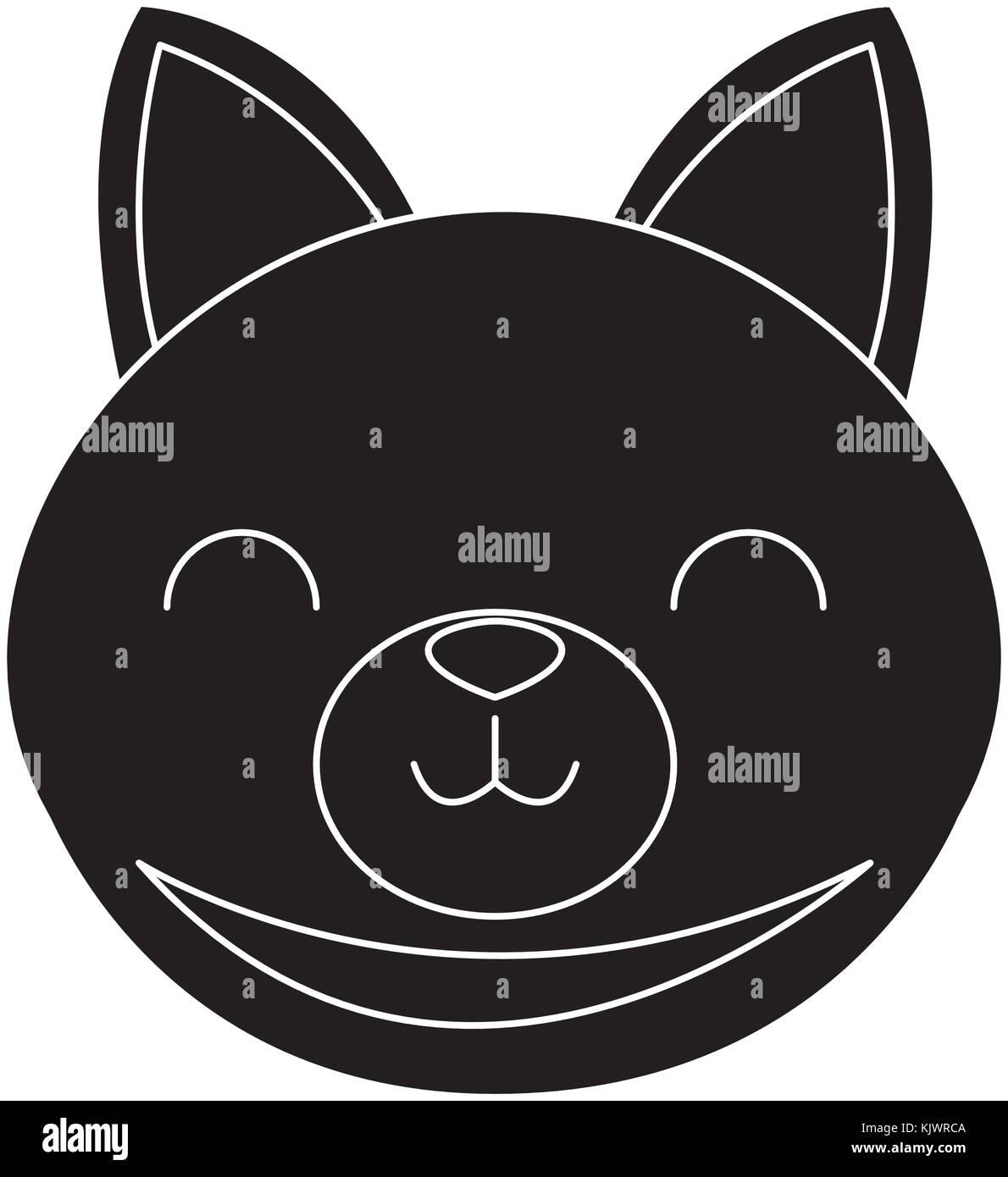Cat head cartoon Stock Vector Image & Art - Alamy