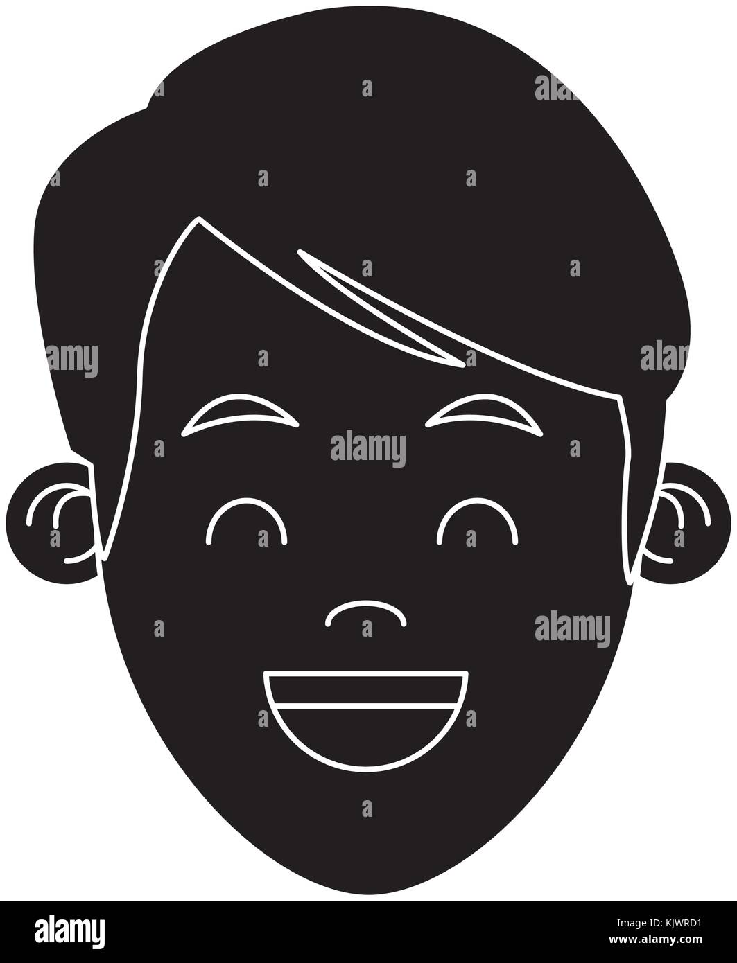 Boy smiling cartoon Stock Vector Image & Art - Alamy