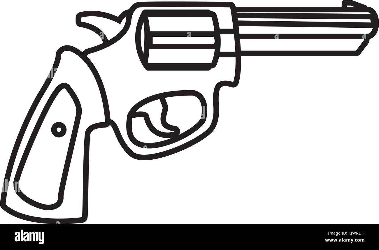 Classic handgun weapon Stock Vector Image & Art - Alamy