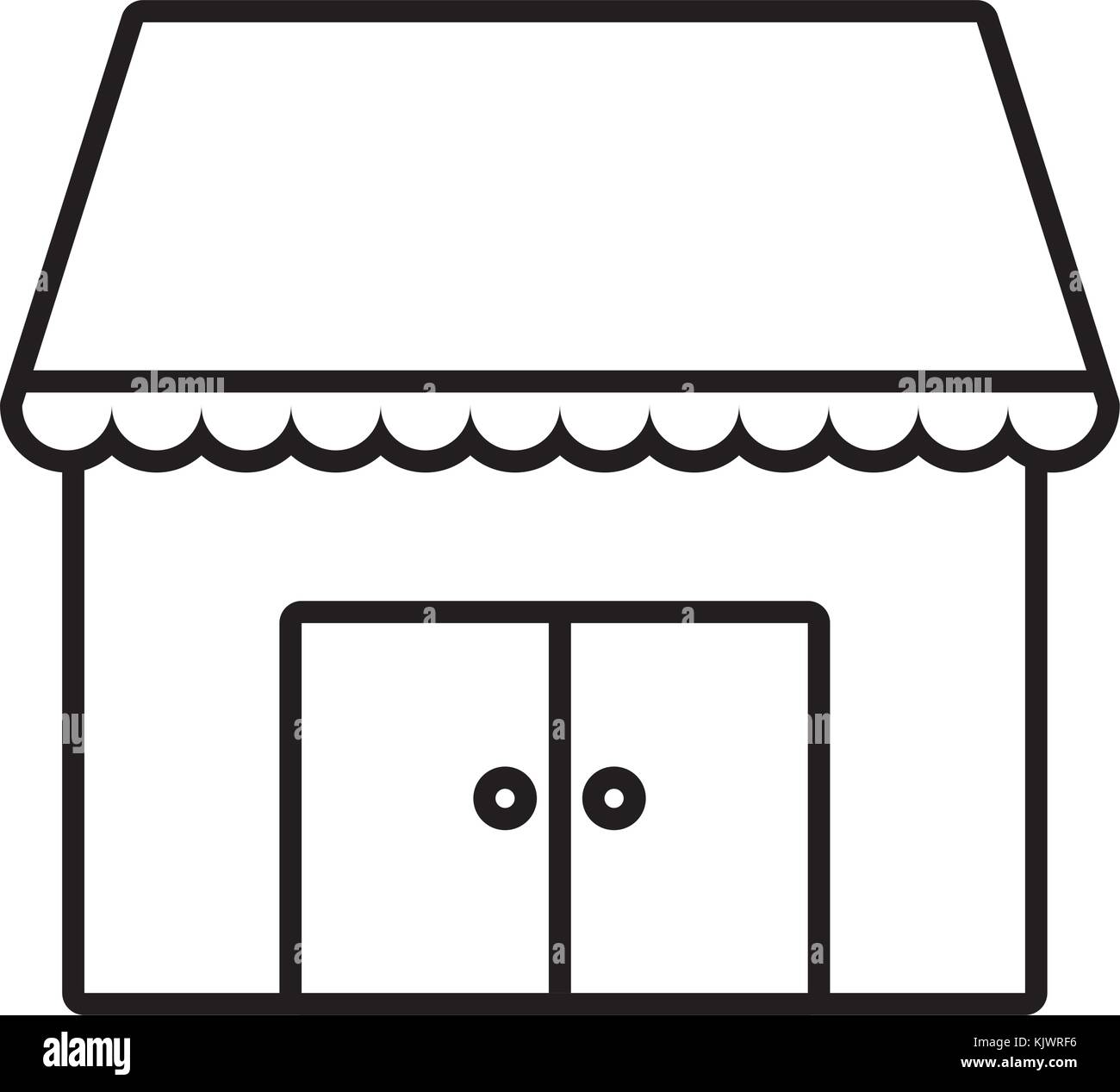 Store shop building symbol Stock Vector Image & Art - Alamy