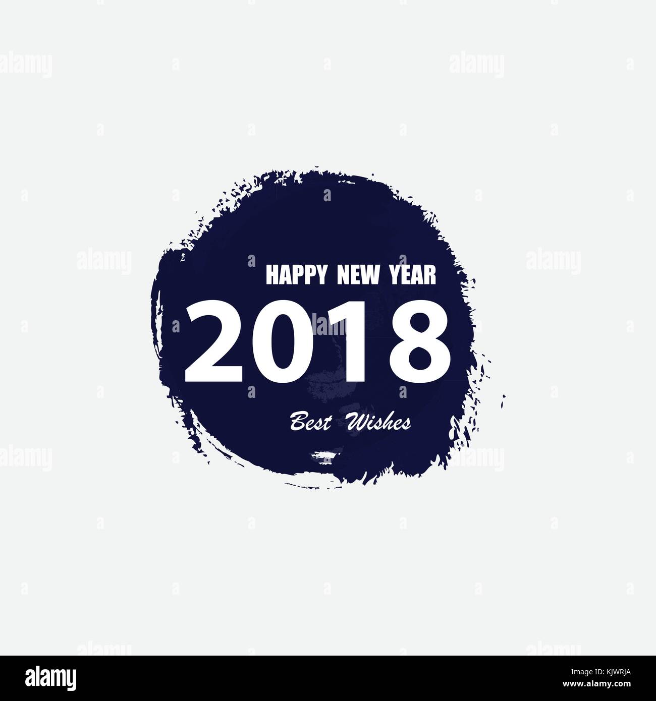 Happy new year 2018 Text Design Vector illustration.Happy new year 2018 ...