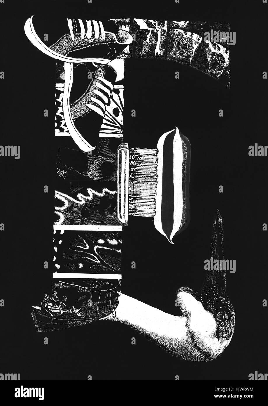 Decorative capital letter hi-res stock photography and images - Alamy