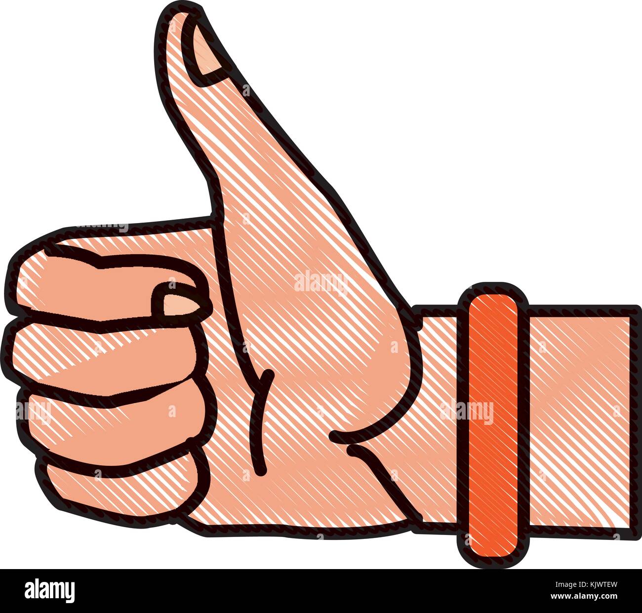 Like hand symbol Stock Vector Image & Art - Alamy