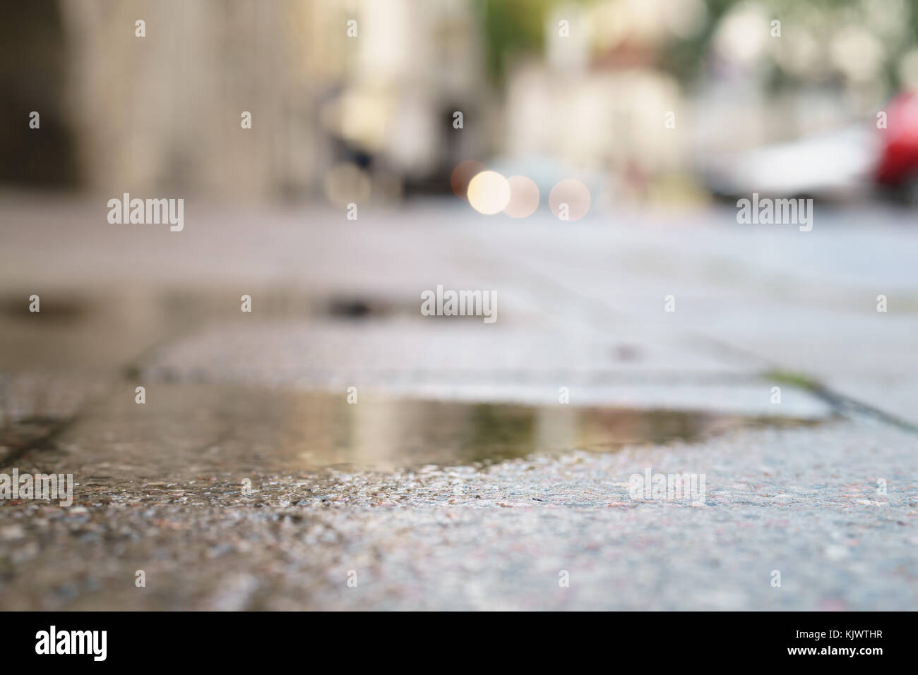 Rain wet pavement hi-res stock photography and images - Alamy