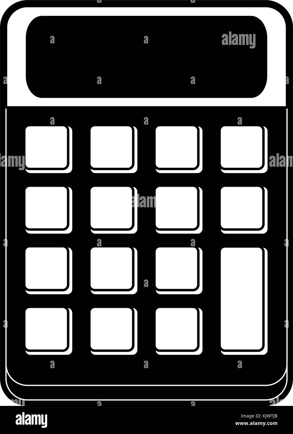 Calculator math device Stock Vector Image & Art - Alamy