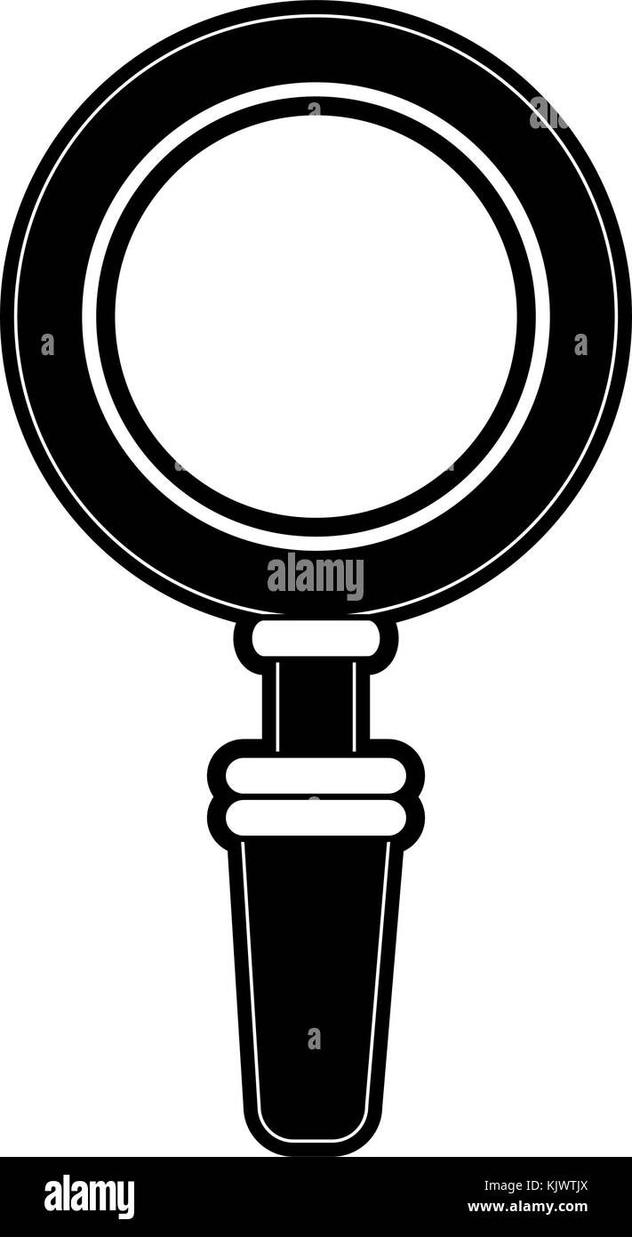 Magnifying glass symbol Stock Vector Image & Art - Alamy
