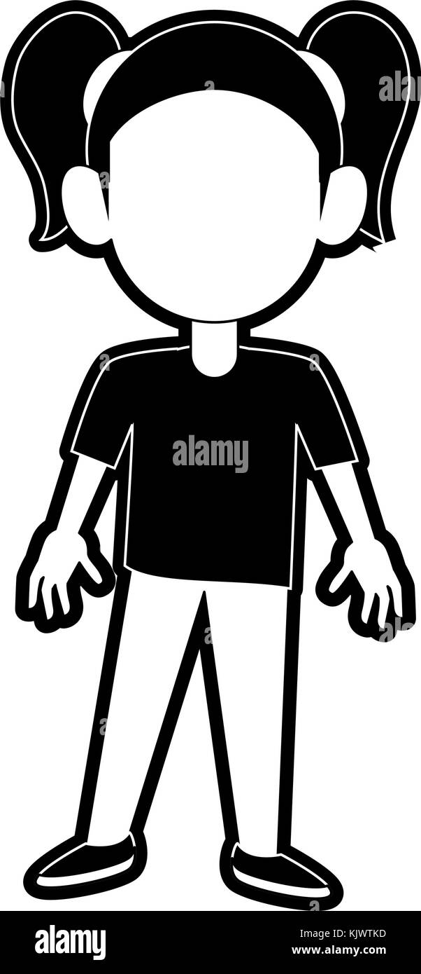 Girl faceless avatar Stock Vector Image & Art - Alamy