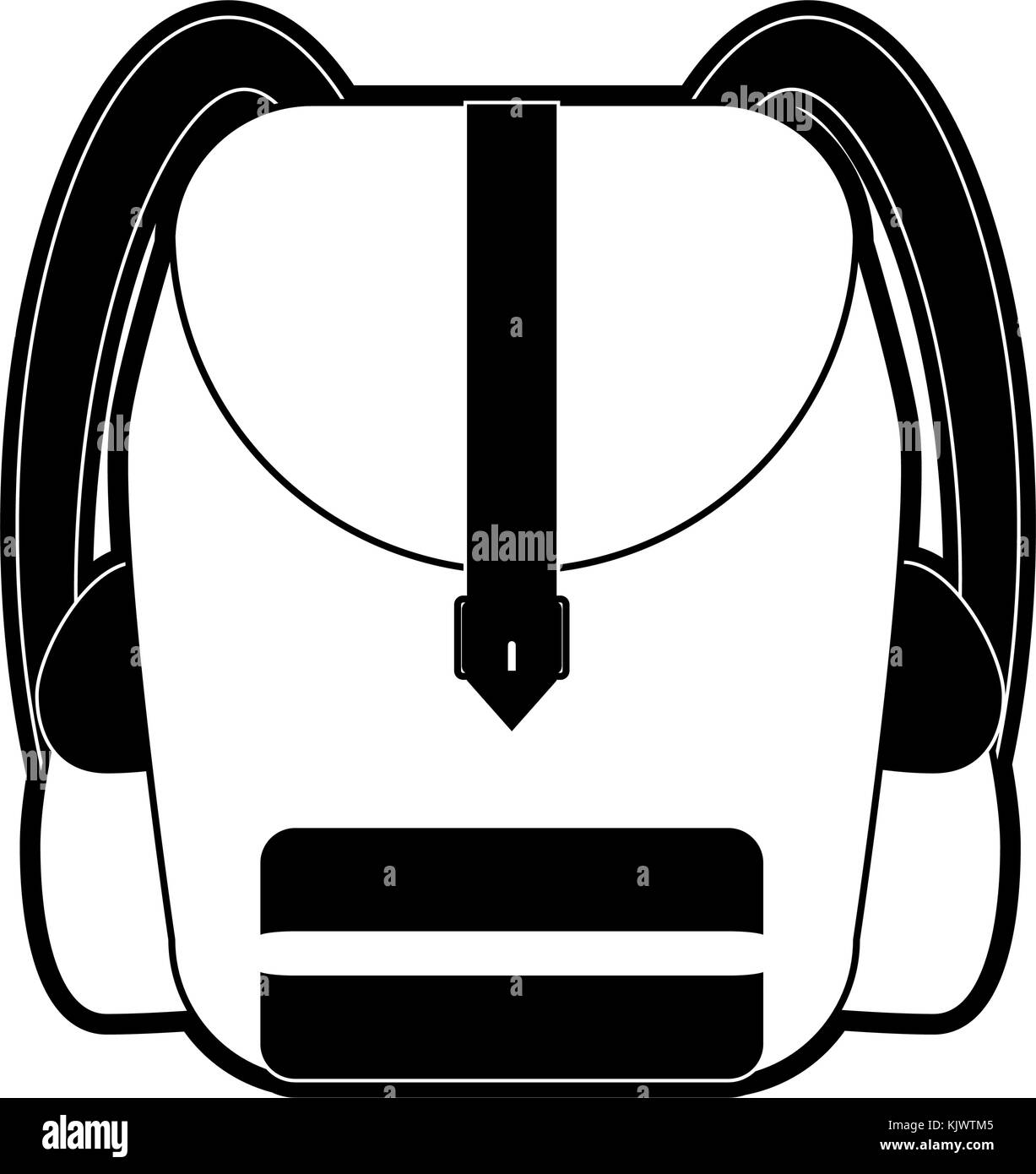 School backpack symbol Stock Vector Image & Art - Alamy