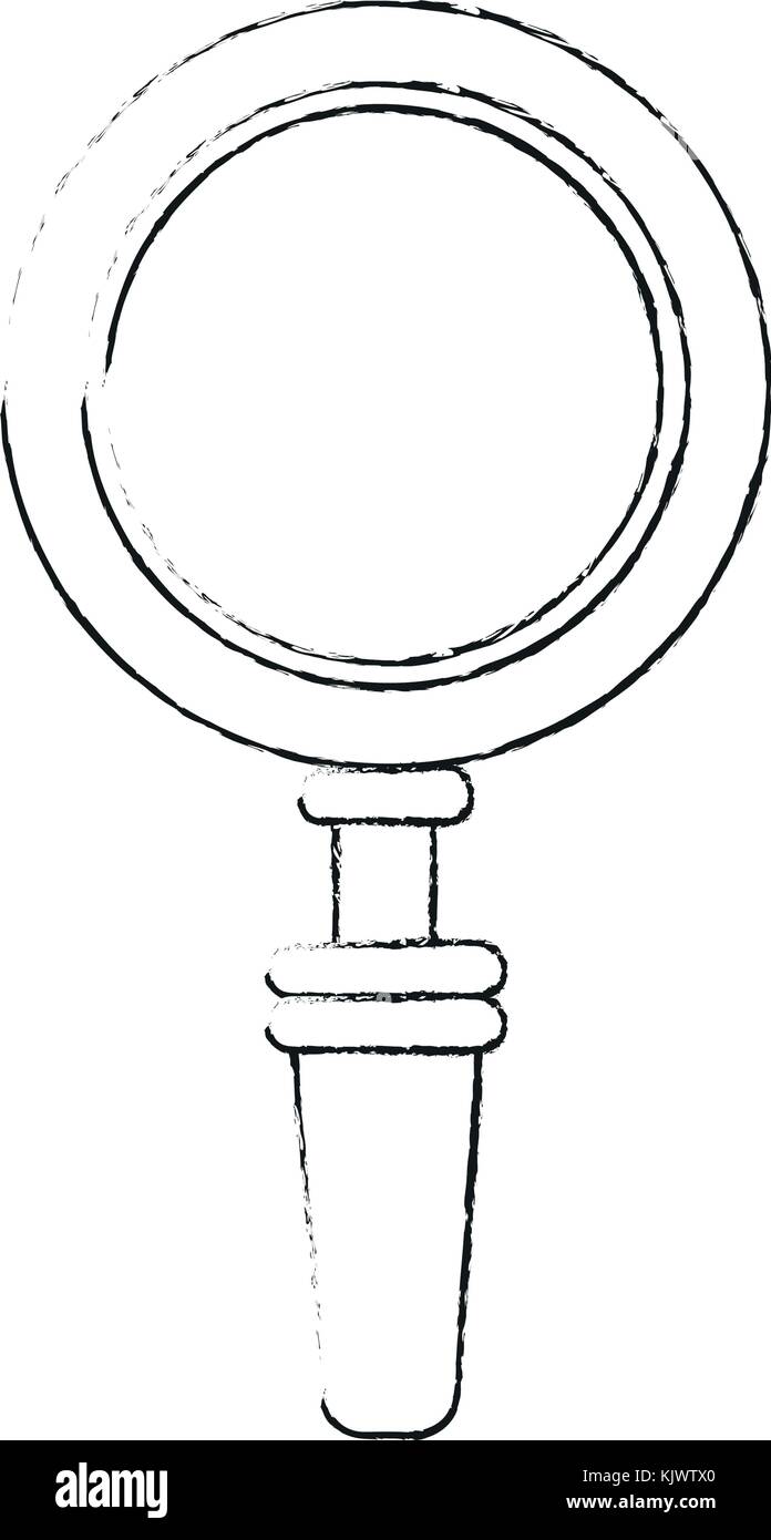 Magnifying glass symbol Stock Vector Image & Art - Alamy