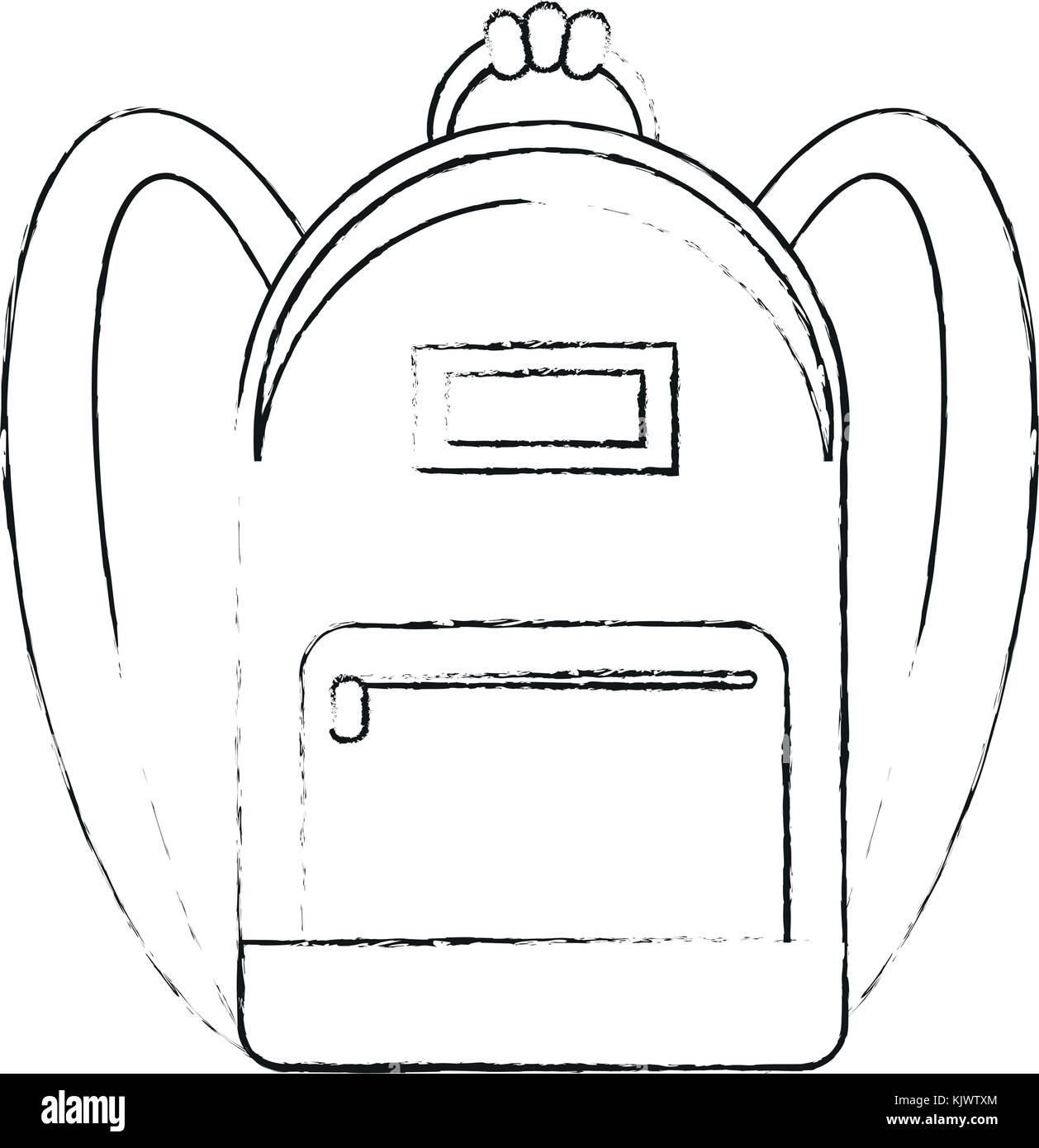 Women satchel backpack illustration Stock Vector Images - Alamy