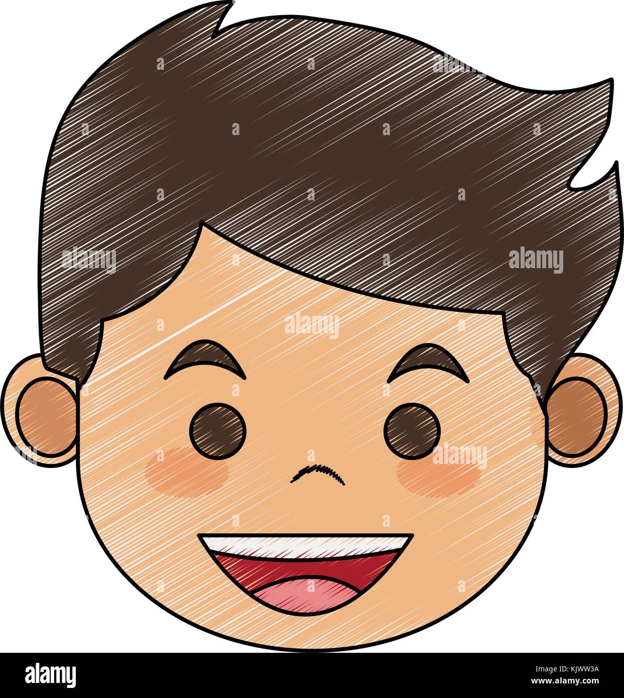 Boy smiling cartoon Stock Vector Image & Art - Alamy