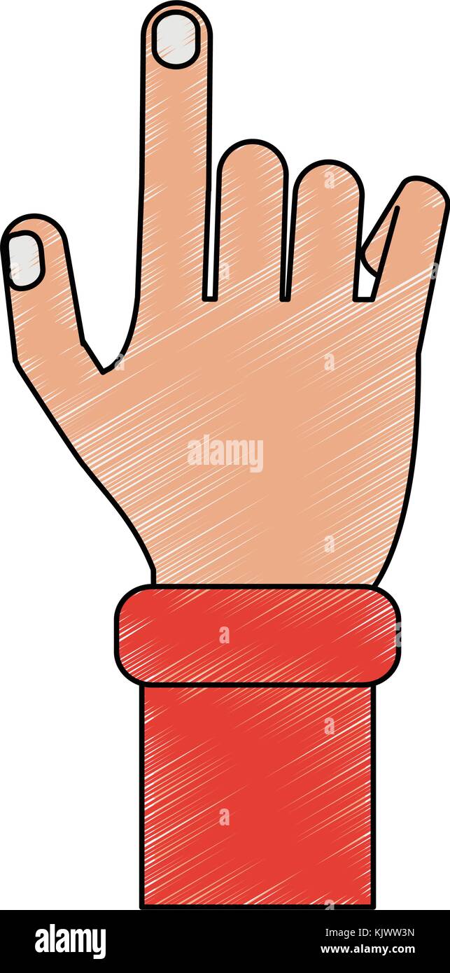Human hand symbol Stock Vector Image & Art - Alamy
