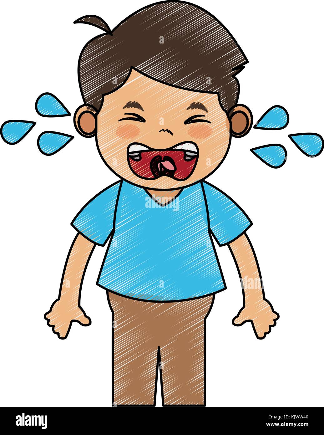 Illustration Child Hurt High Resolution Stock Photography and Images ...