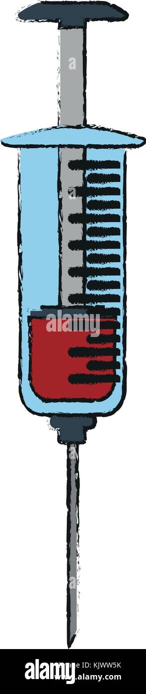 Medical syringe symbol Stock Vector Image & Art - Alamy