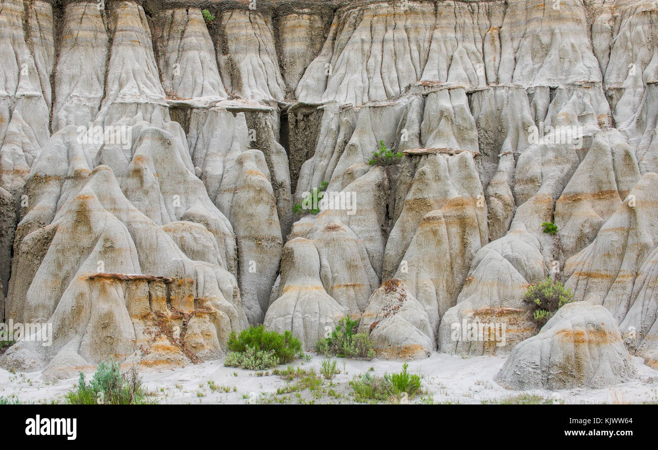 Erosional features, Theordore Roosevelt NP, N. Dakota, USA by Bruce ...