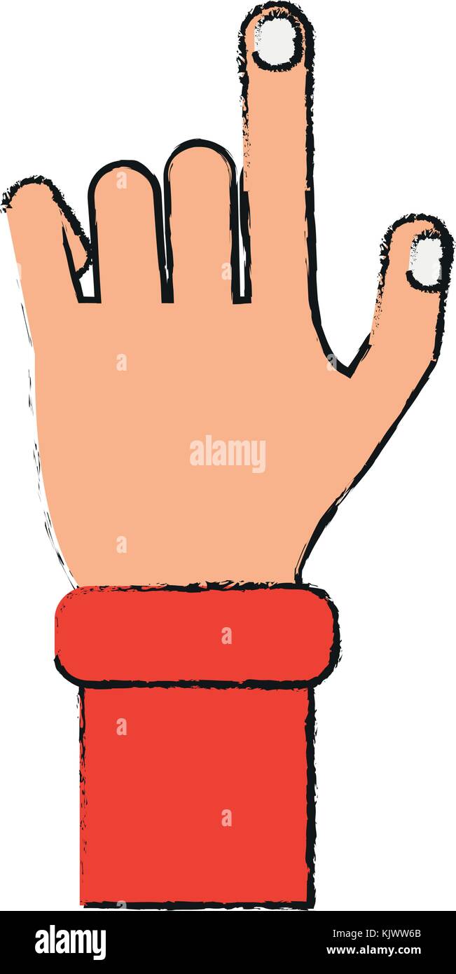 Human hand symbol Stock Vector Image & Art - Alamy