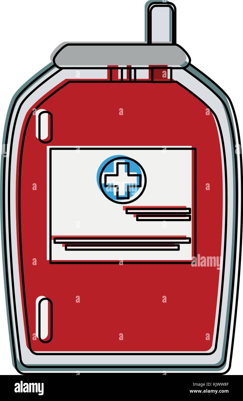 Blood bag symbol Stock Vector Image & Art - Alamy