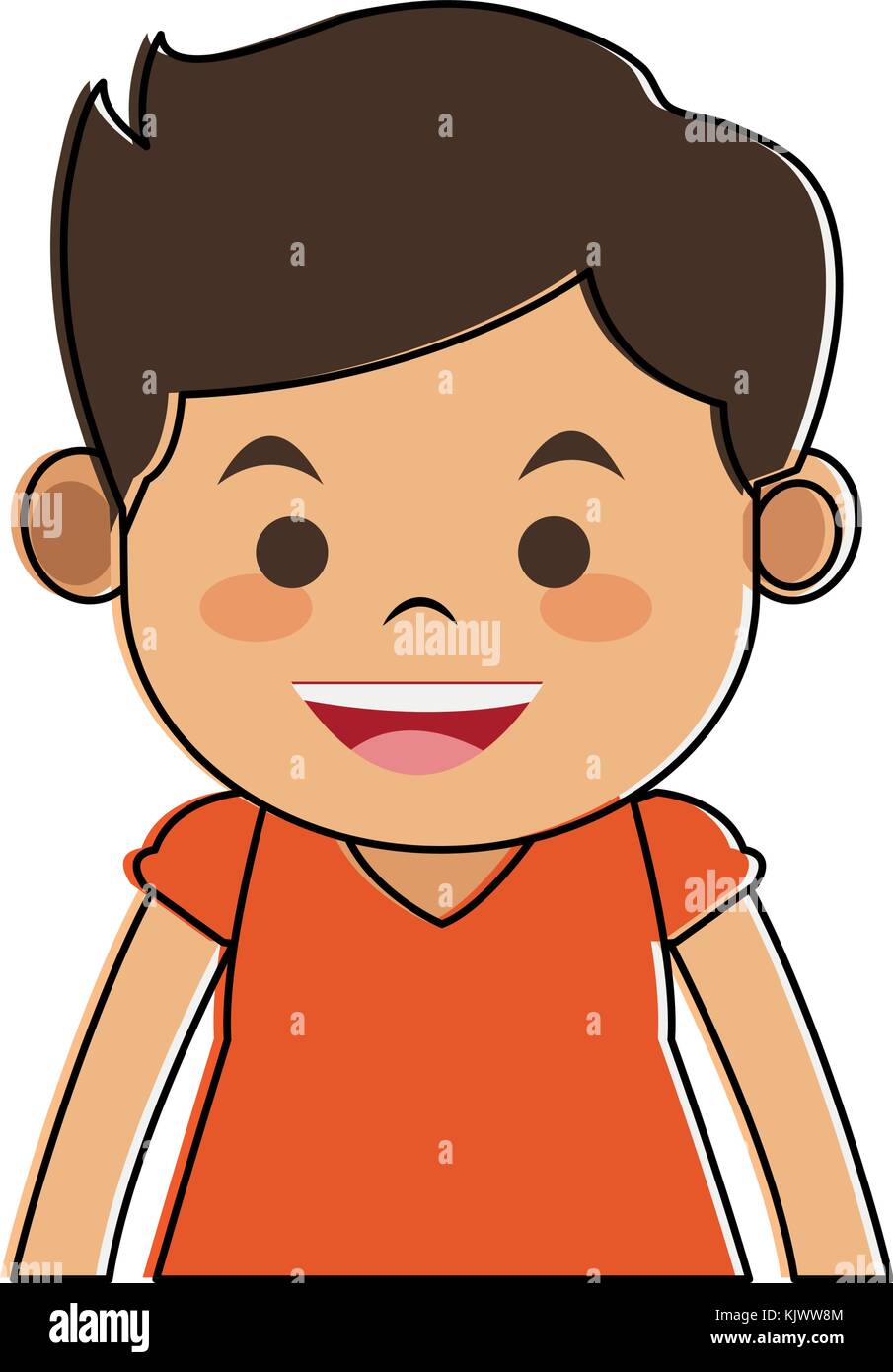 Boy smiling cartoon Stock Vector Image & Art - Alamy