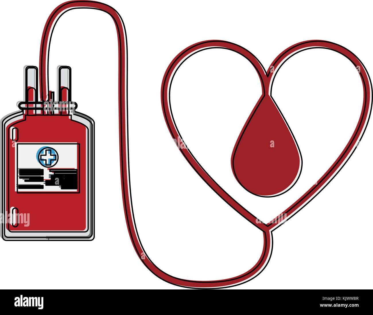 Blood donation symbol Stock Vector Image & Art - Alamy