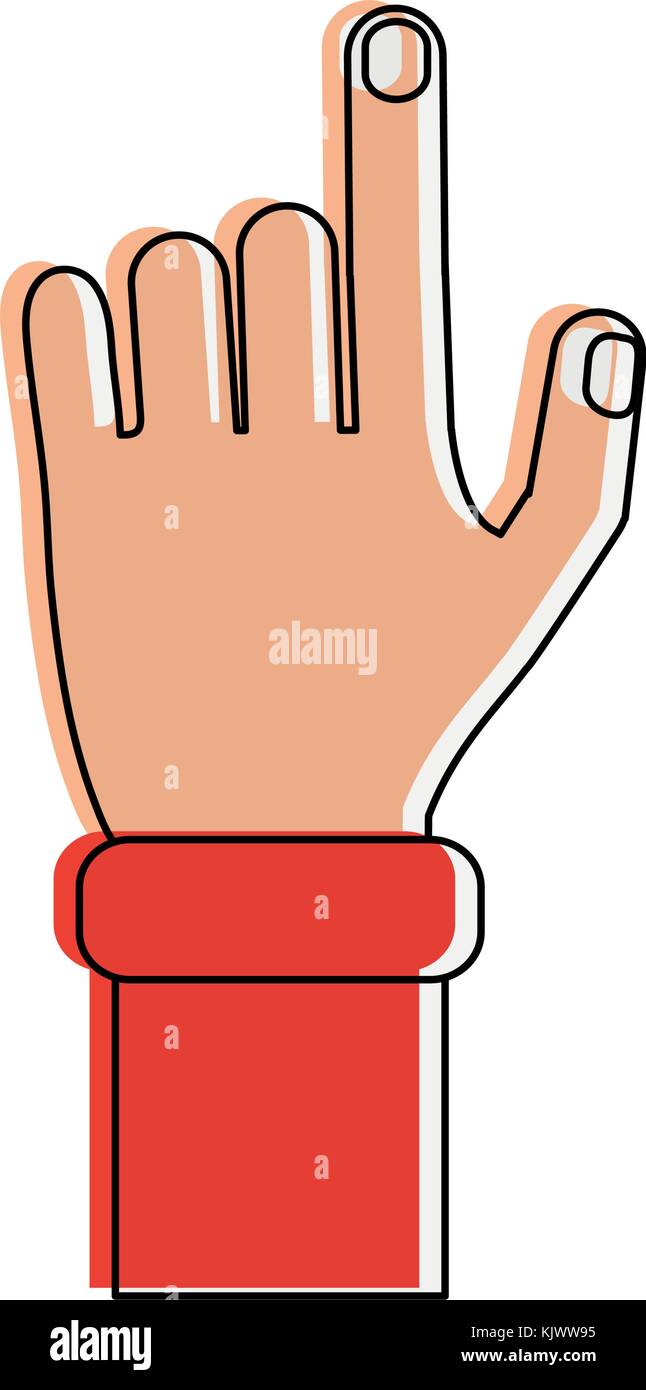 Human hand symbol Stock Vector Image & Art - Alamy