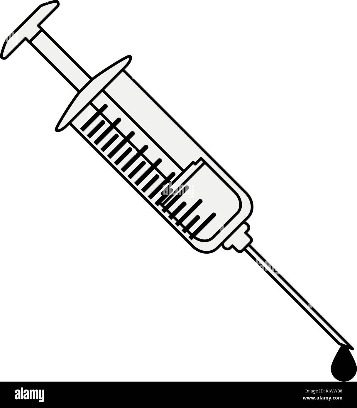 Medical syringe symbol Stock Vector Image & Art - Alamy