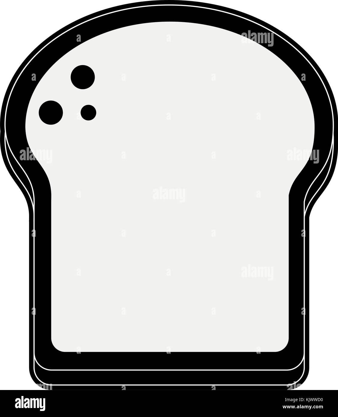 Slice of bread Stock Vector Image & Art - Alamy