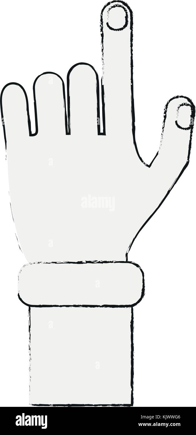 Human hand symbol Stock Vector Image & Art - Alamy