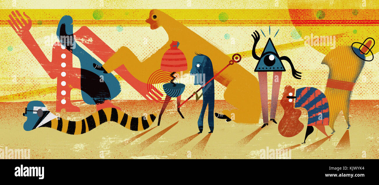 Fictional characters hi-res stock photography and images - Alamy