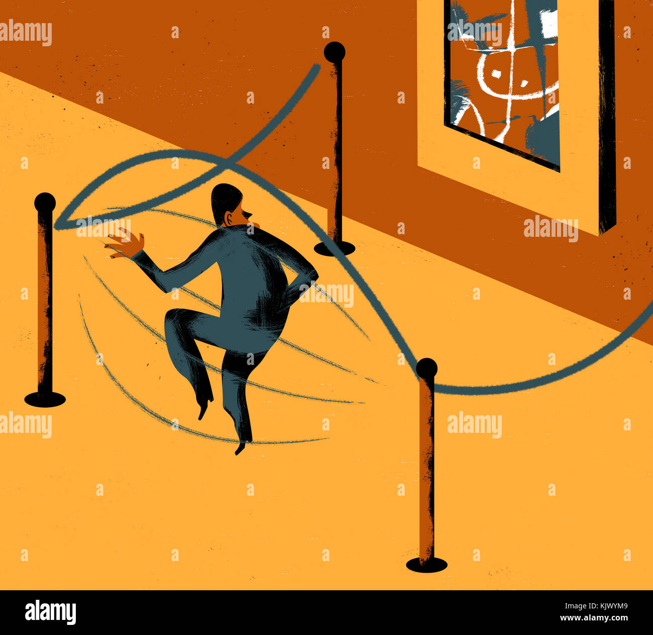 Full length museum hi-res stock photography and images - Alamy