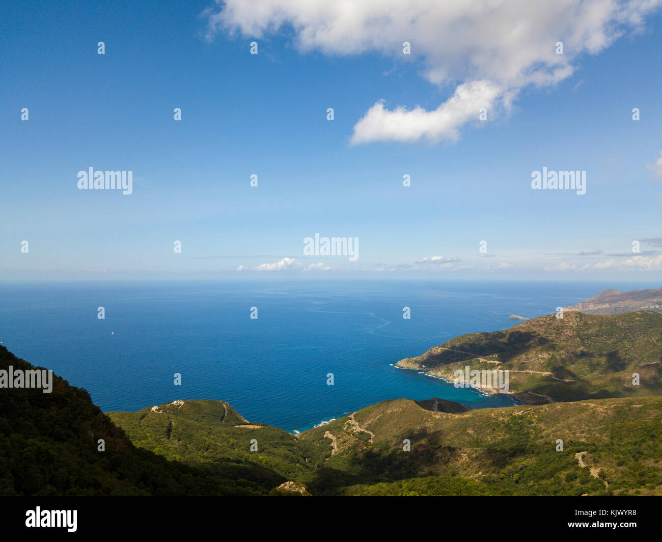 Corsica west coast aerial hi-res stock photography and images - Alamy