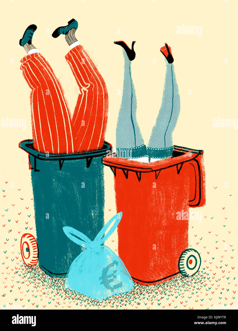 Garbage drawing hi-res stock photography and images - Alamy