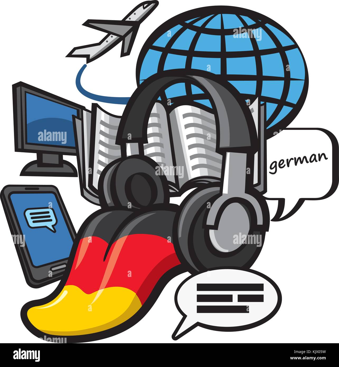 German language course hi-res stock photography and images - Alamy