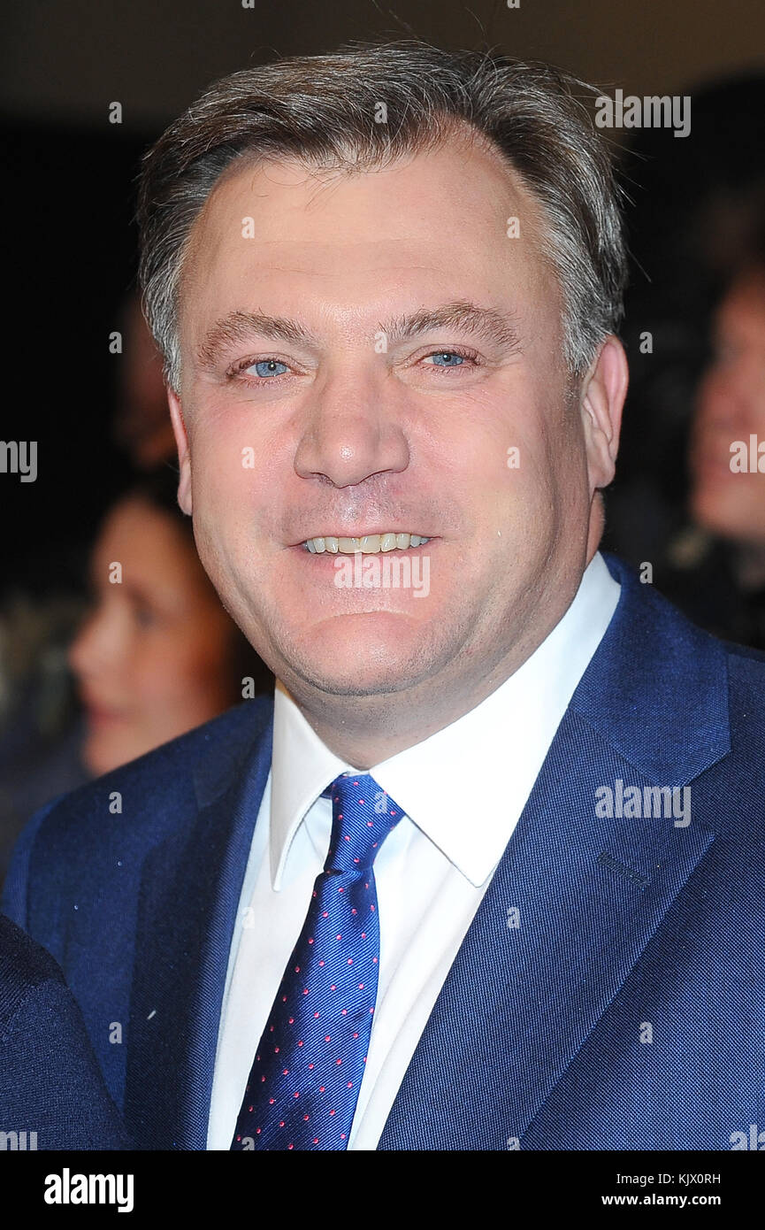 British politician Ed Balls attends the Pride Of Britain Awards 2014 at ...