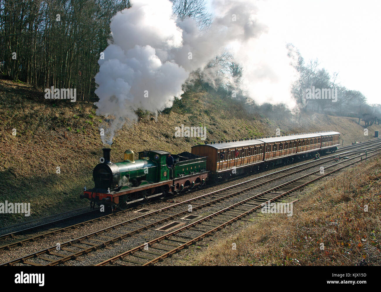 Restored Vintage Locomotive High Resolution Stock Photography and ...