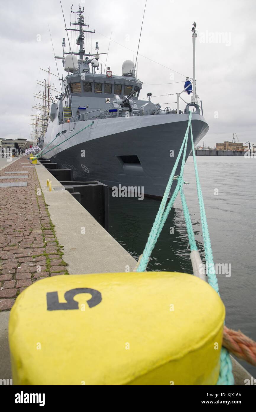 The Polish Navy’s first Kormorant II-class minehunter ORP ‘Kormoran’ on ...