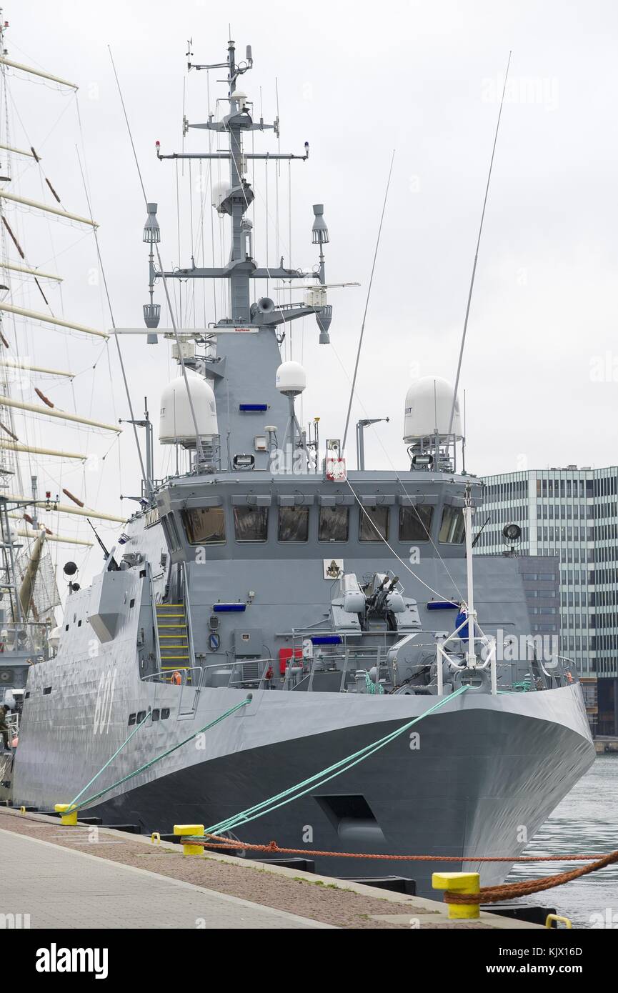 The Polish Navy’s first Kormorant II-class minehunter ORP ‘Kormoran’ on ...