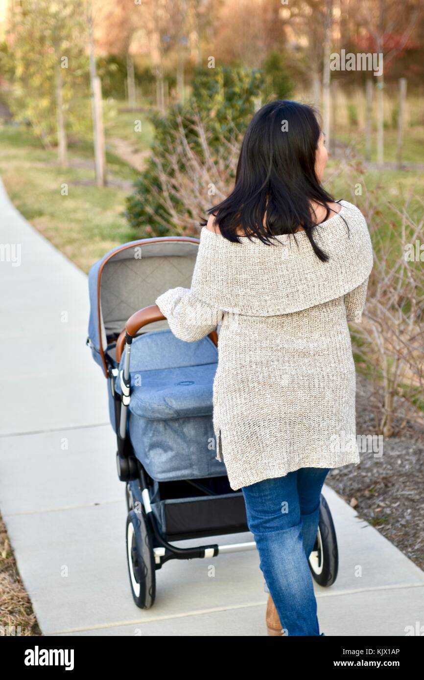 New Mom With Stroller