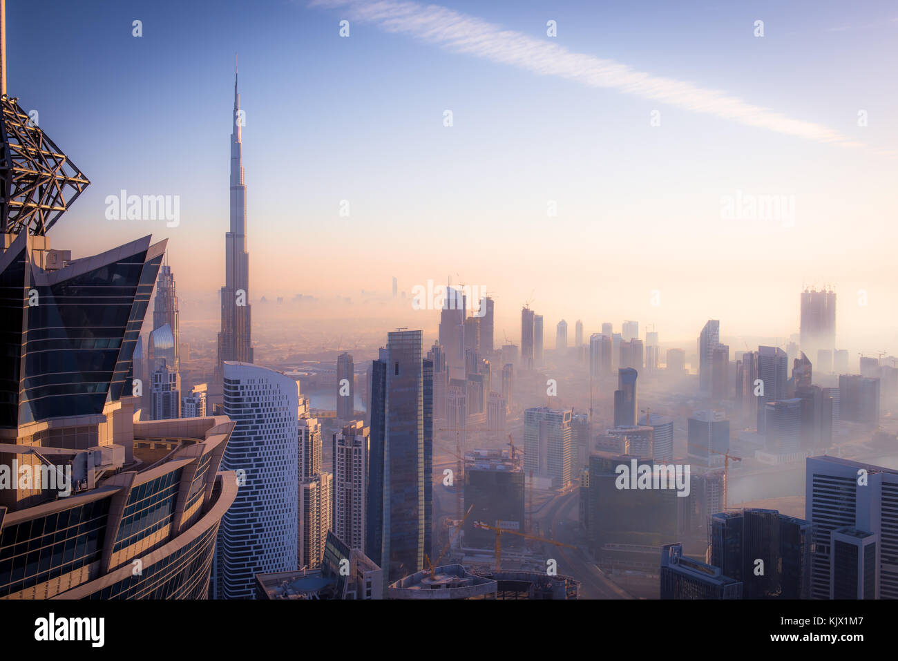 Dubai Skyline Sunrise